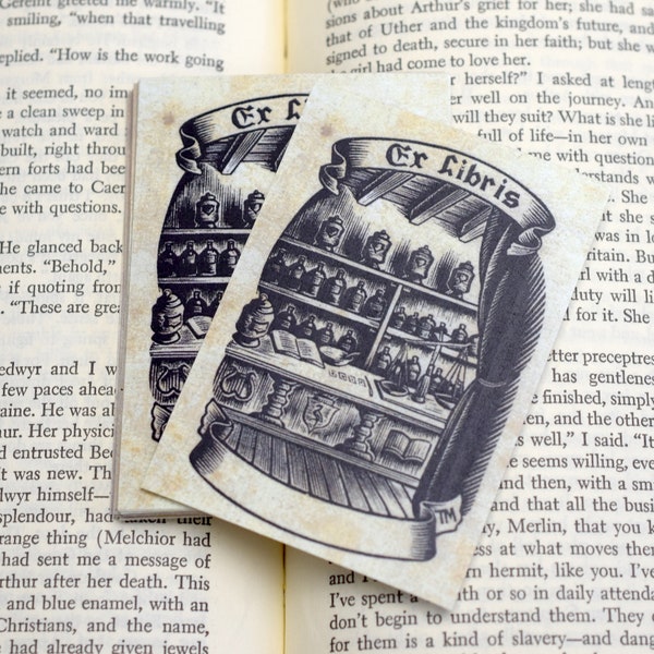 Adhesive Bookplate - Etsy