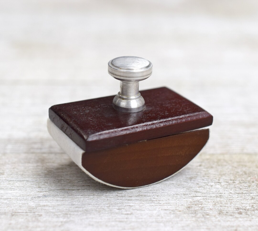 Ink Blotter With Extra Blotting Cloths // Wood and Metal Rocking ...