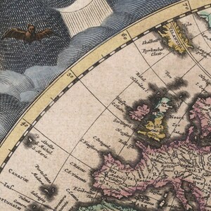 Color Historical World Map, Gift for History Buff, Fine Art ...