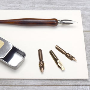 Wide Calligraphy Nibs With Broad Tips for Dip Pens and Holders, Set of ...