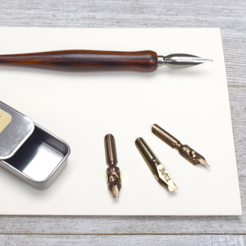 Wide Calligraphy Nibs With Broad Tips for Dip Pens and Holders, Set of ...