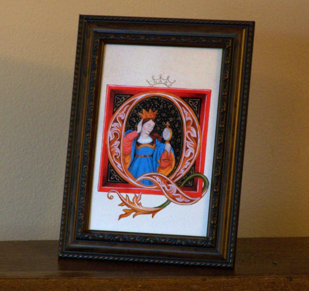 Illuminated Letters Q