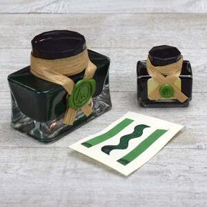 Green Calligraphy Ink for Quills and Dip Pens, Irish Emerald Writing ...