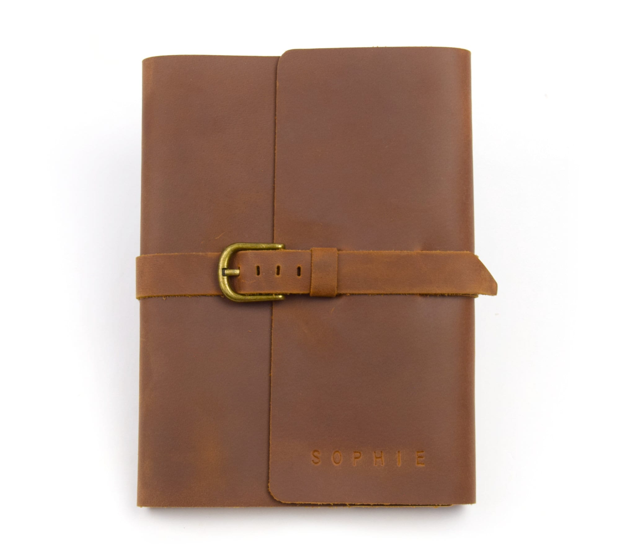 Refillable Leather Notebook With Buckle Personalized With Name - Etsy ...