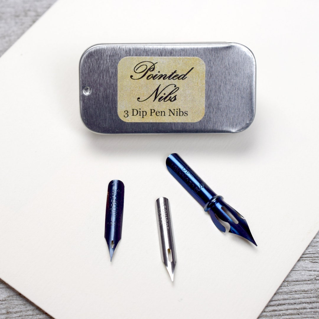 Calligraphy Nibs, Pointed Dip Pen Tips, Gillott, Leonardt, Hiro - Etsy