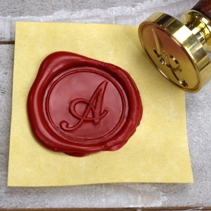 Monogram Wax Stamp S - Etsy