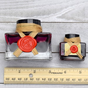 Red Calligraphy Ink for Quills and Dip Pens Scarlet Scoundrel | Etsy