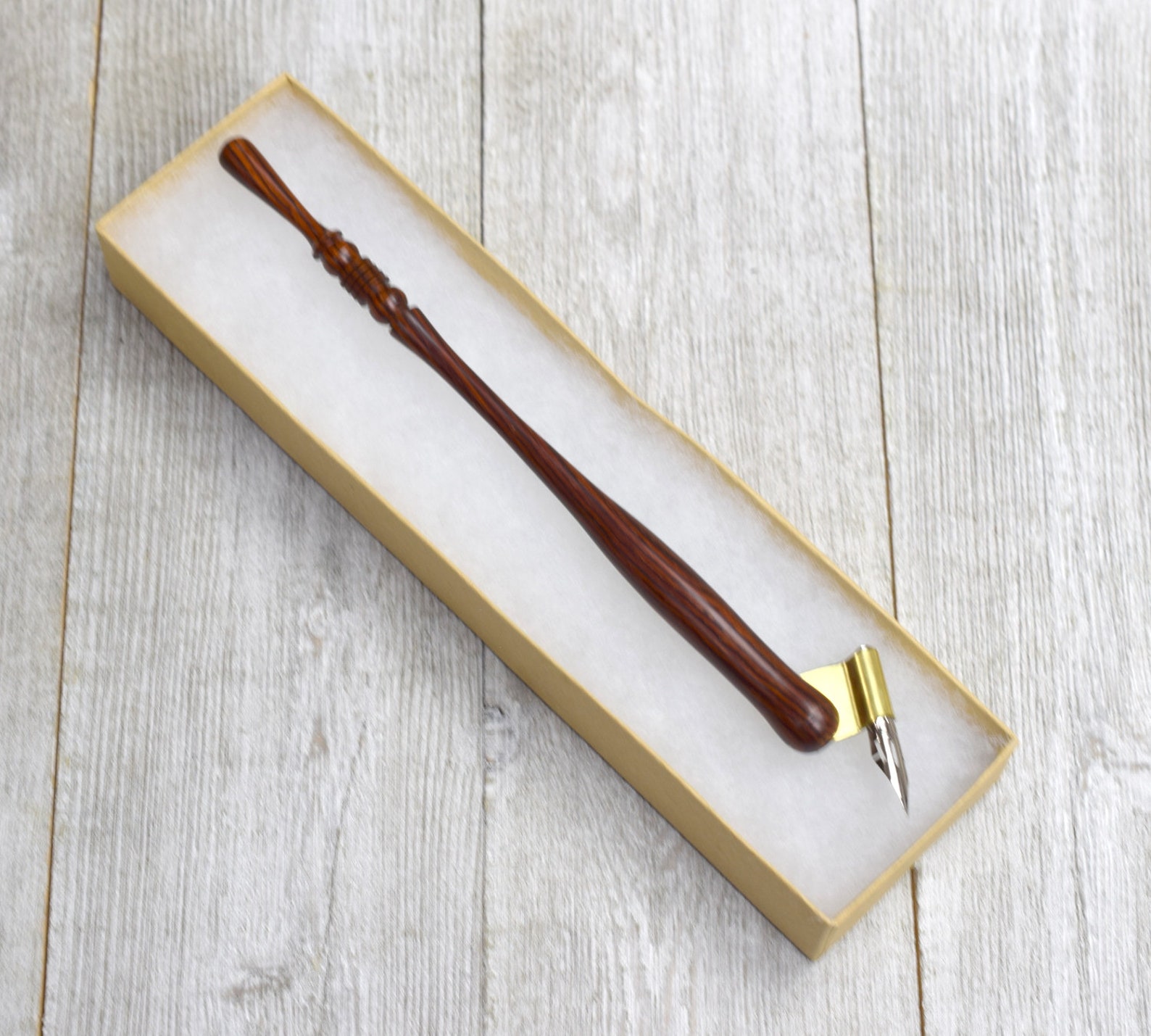 Wood Oblique Calligraphy Pen one in Choice of Colors | Etsy