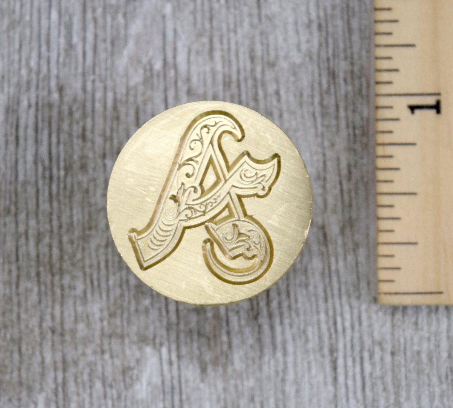 Alphabet Letter Wax Seal Stamp // Medieval Gothic Initial - Etsy