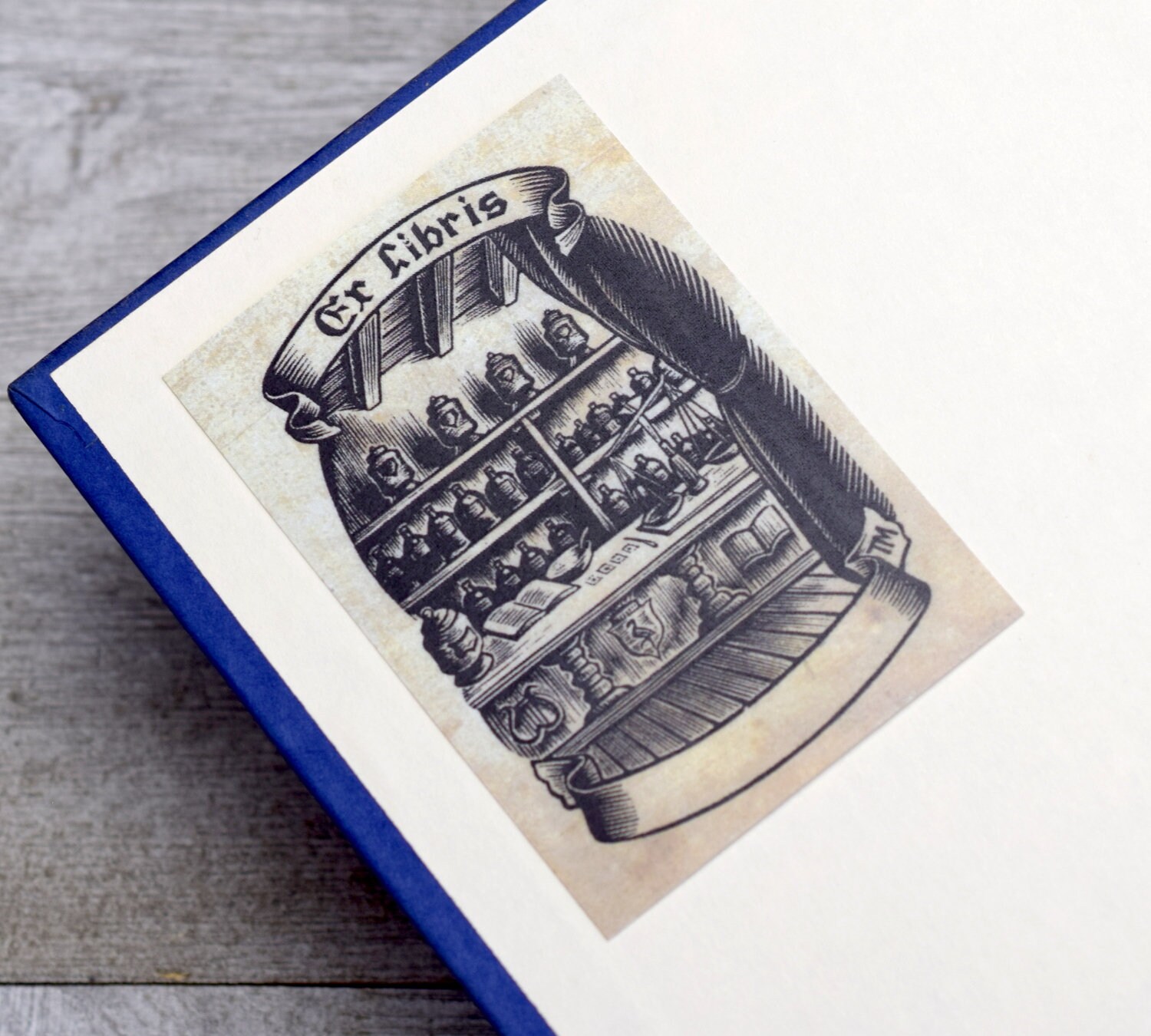 Vintage Apothecary Bookplate: Set of 24 Self-adhesive Ex Libris Book ...
