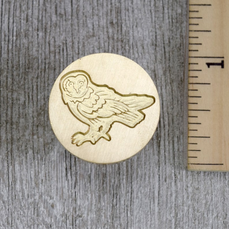 Owl Bird Wax Seal Stamp // Animal Brass Stamp for Craft Projects - Etsy