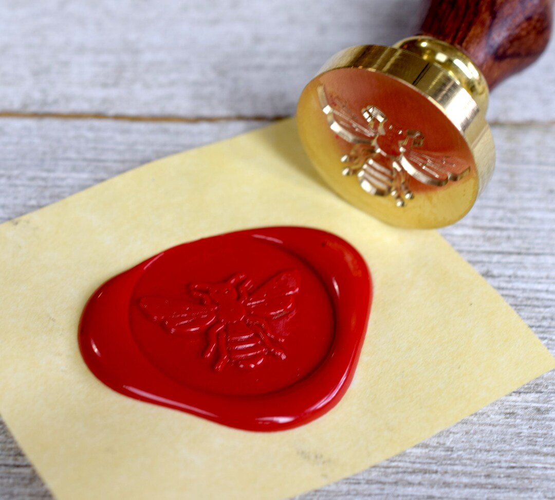Bumblebee Wax Seal Stamp // Winged Insect Bee Brass Stamp - Etsy