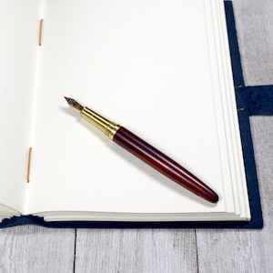 Sun and Moon Leather Journal With Embossed Stars Design Blank Paper - Etsy