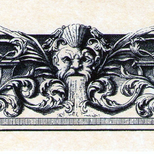 Architectural Renaissance Border for Letterhead and - Etsy