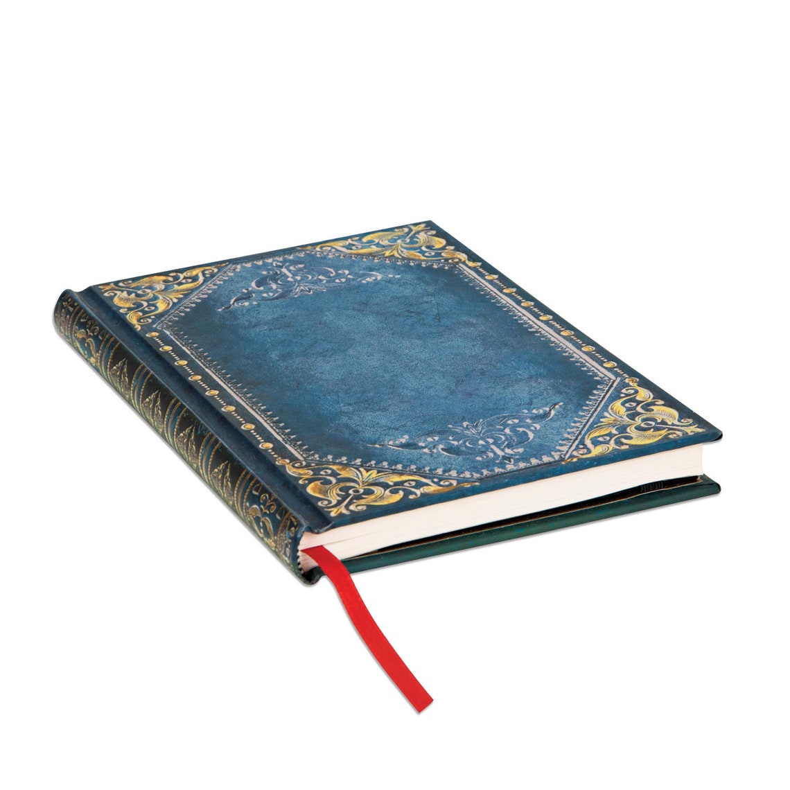 Hardback Journal Vintage Style Lined Pages Blue Elastic - Etsy