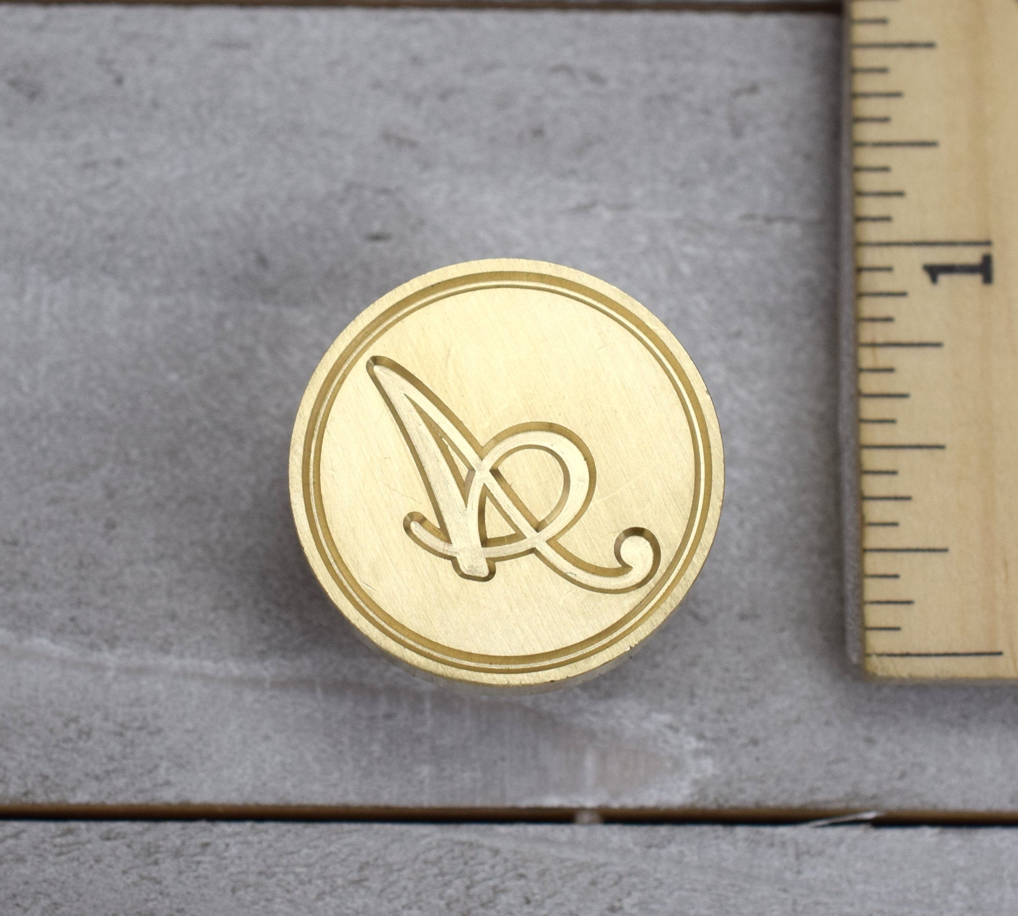 Alphabet Letter Wax Seal Stamp // Cursive Script Calligraphy | Etsy