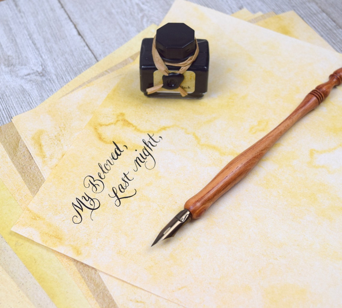 Writer Care Package Gift with Stationery Envelopes Pen Wax | Etsy