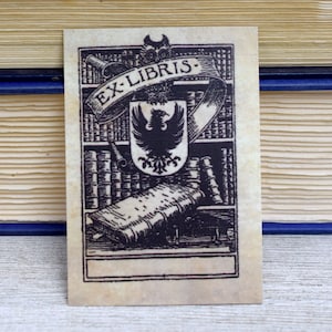 Medieval Book Plates: Set of 24 Heraldic Bookplates With Shield and ...