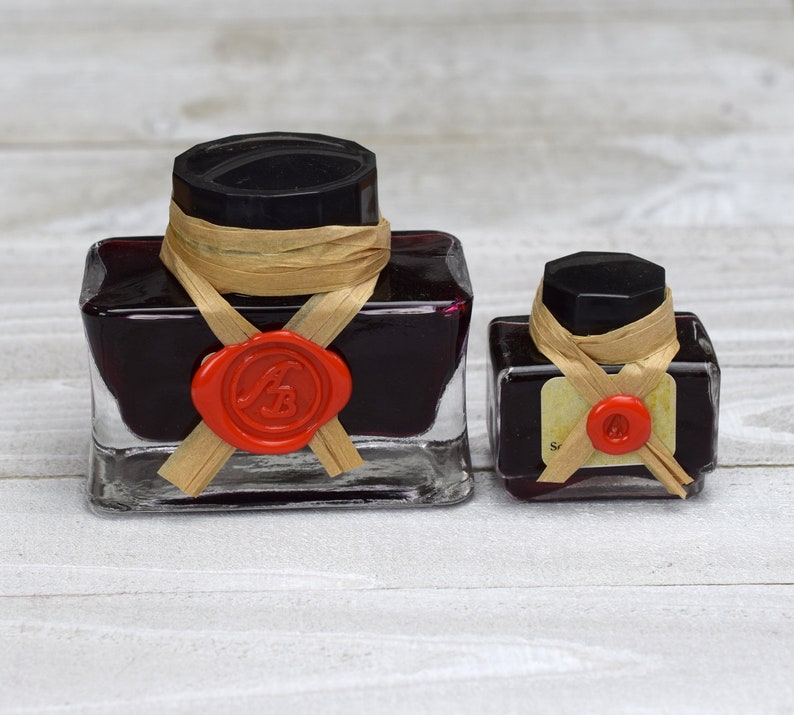 Red Calligraphy Ink for Quills and Dip Pens Scarlet Scoundrel | Etsy