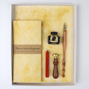 Writer Care Package Gift With Stationery, Envelopes, Pen, Wax Seal - Etsy