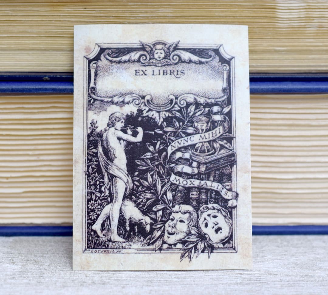 Theatre Bookplate: Set of 24 Self-adhesive Ex Libris Book Plate ...