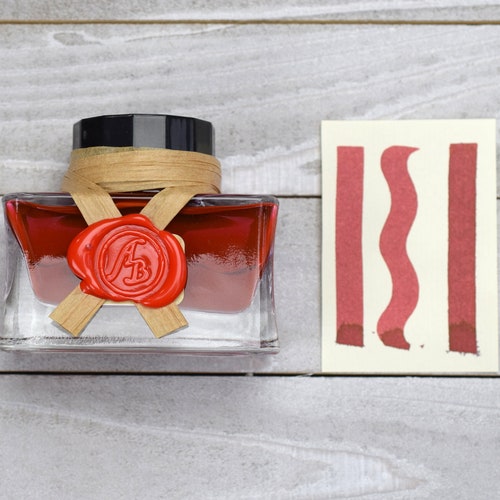 Red Calligraphy Ink for Quills and Dip Pens Scarlet Scoundrel - Etsy