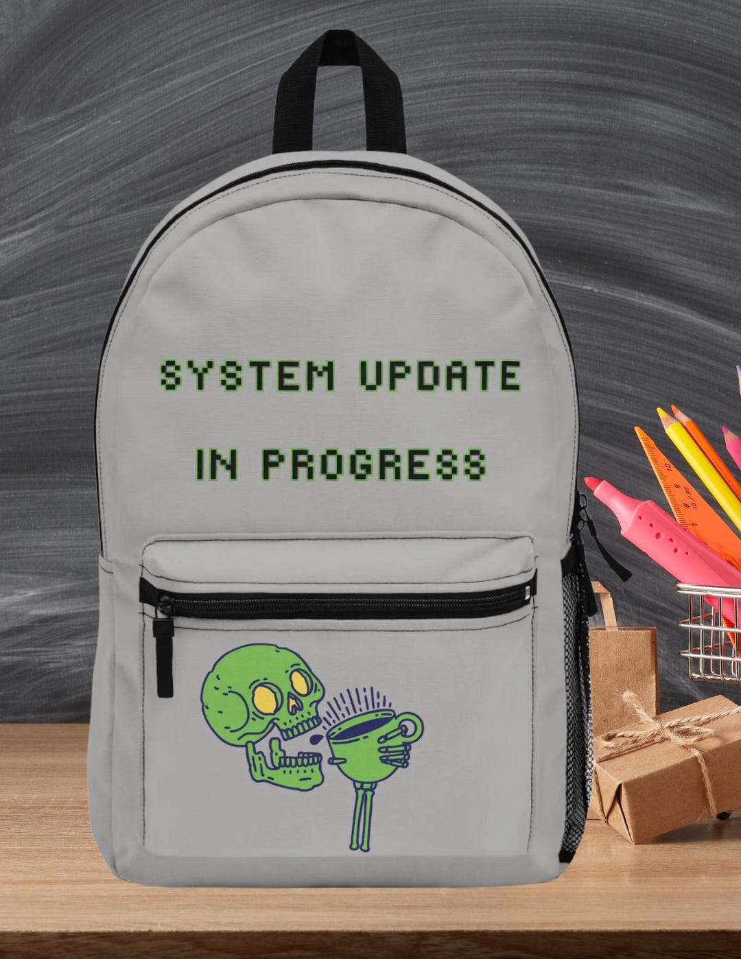 Retro Computer Backpack for Student Universal Bag Back to School Supply ...