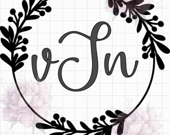 Monogram Decal - Etsy