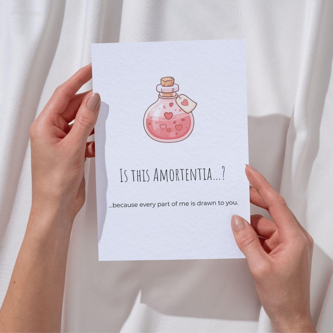 Amortentia Love Potion Card – Minimalist Valentine's Day Printable ...
