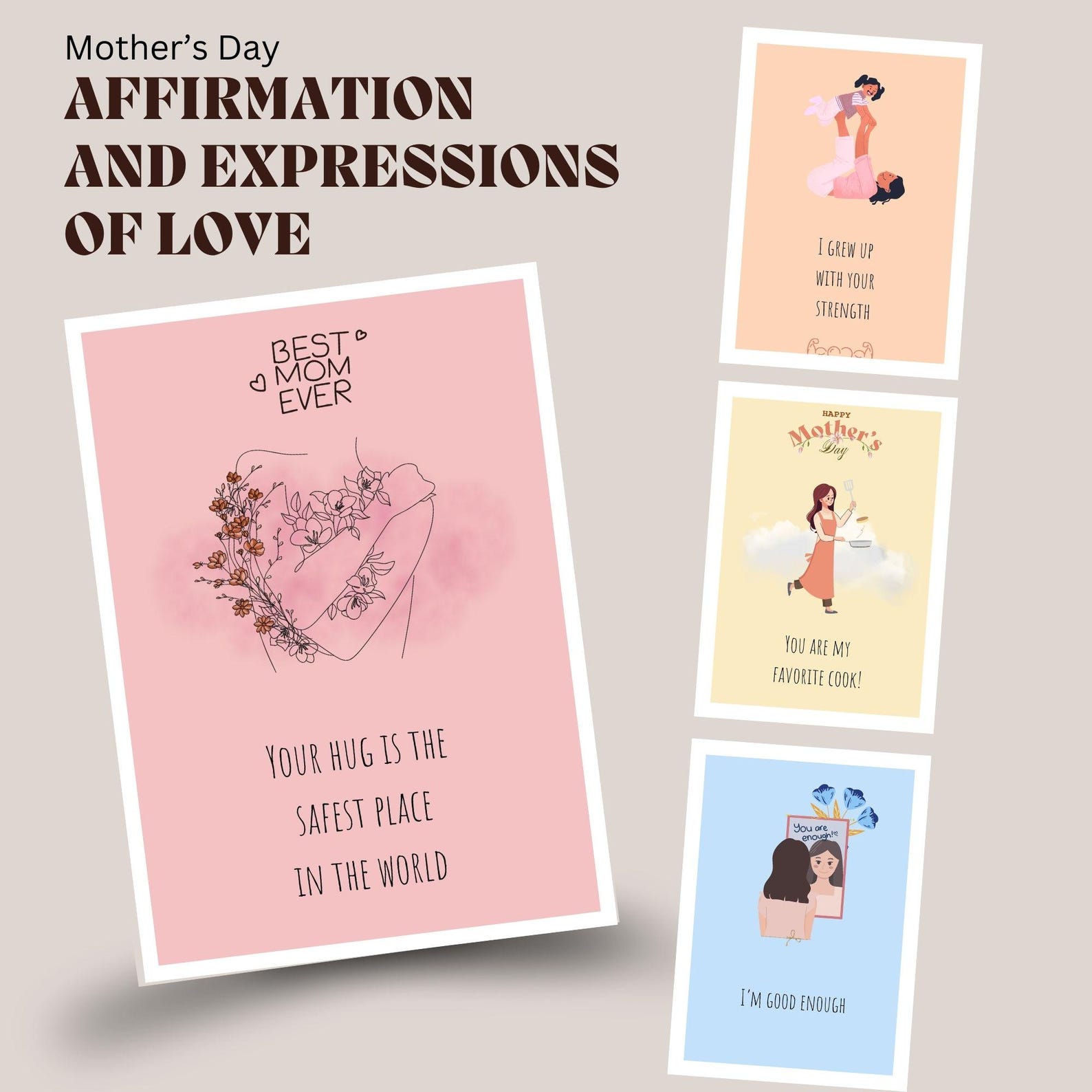 Printable Mother’s Day Cards - Motivational Quotes for Mothers ...