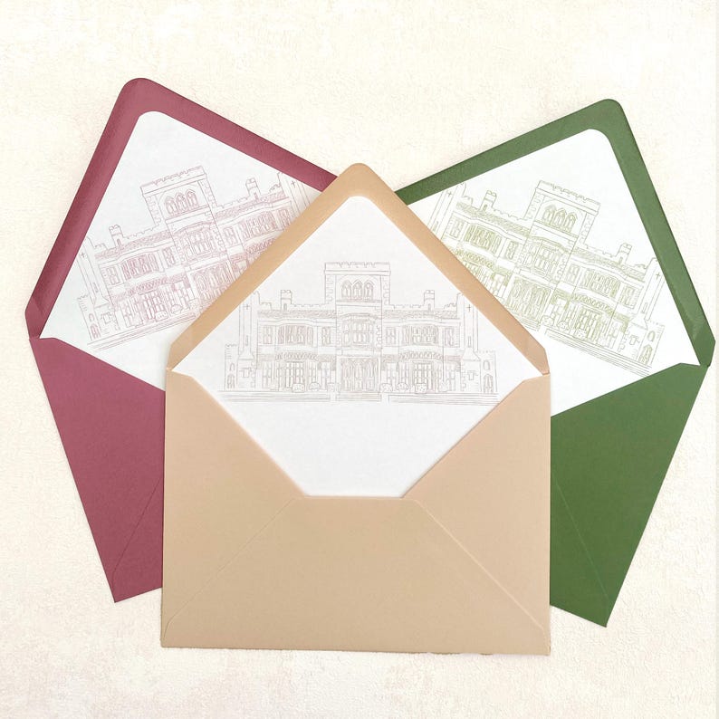 Wedding Envelopes With Envelope Liners | Lined Envelopes for Luxury ...