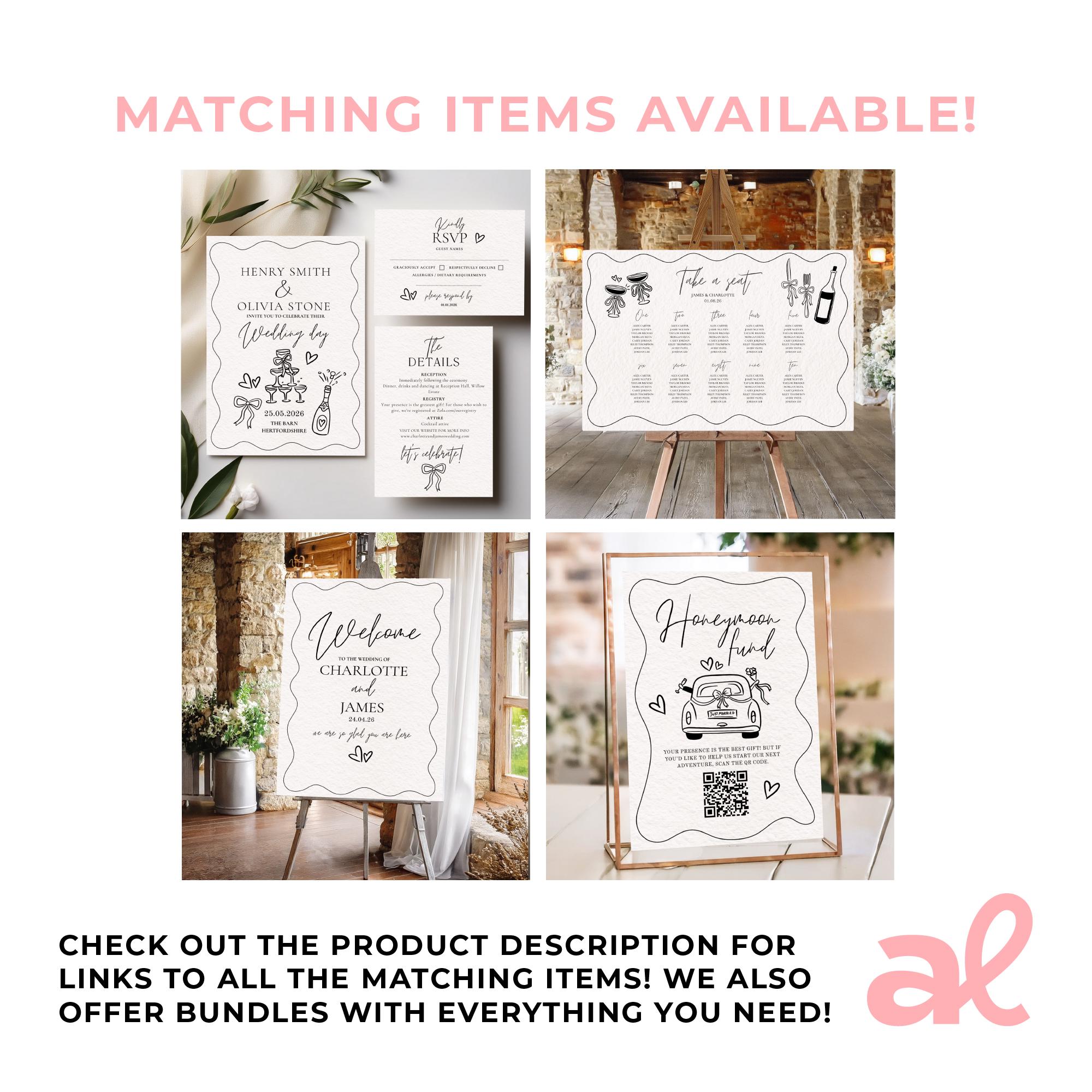 Photo QR Code Sign for Weddings | Printable Guest Wedding Photo Upload ...