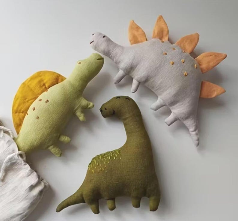 Dinosaur Pattern, 3 Set Dino Sewing Pattern, Easy Sewing Pattern ...