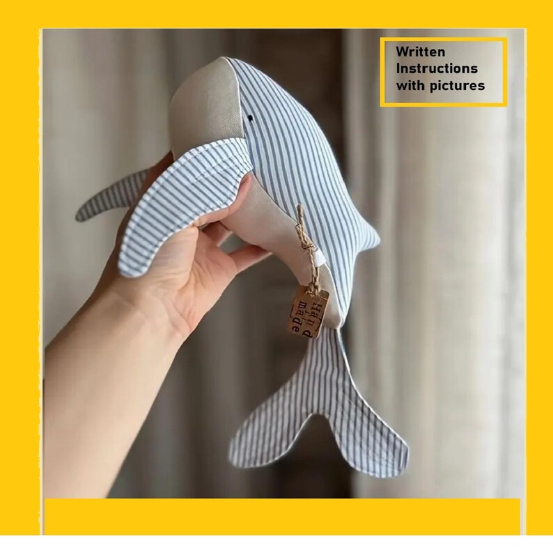 Fish Pattern , Fish Sewing Pattern & Tutorial, PDF Download, Easy ...