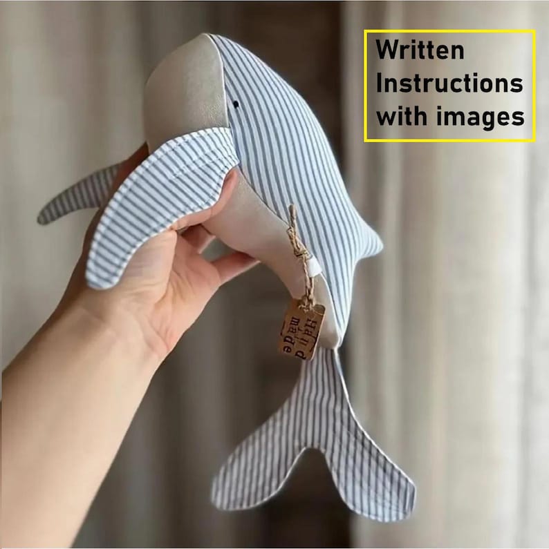 Fish Pattern , Fish Sewing Pattern & Tutorial, PDF Download, Easy ...