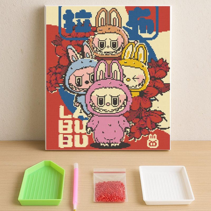 Diamond Labubu - Etsy