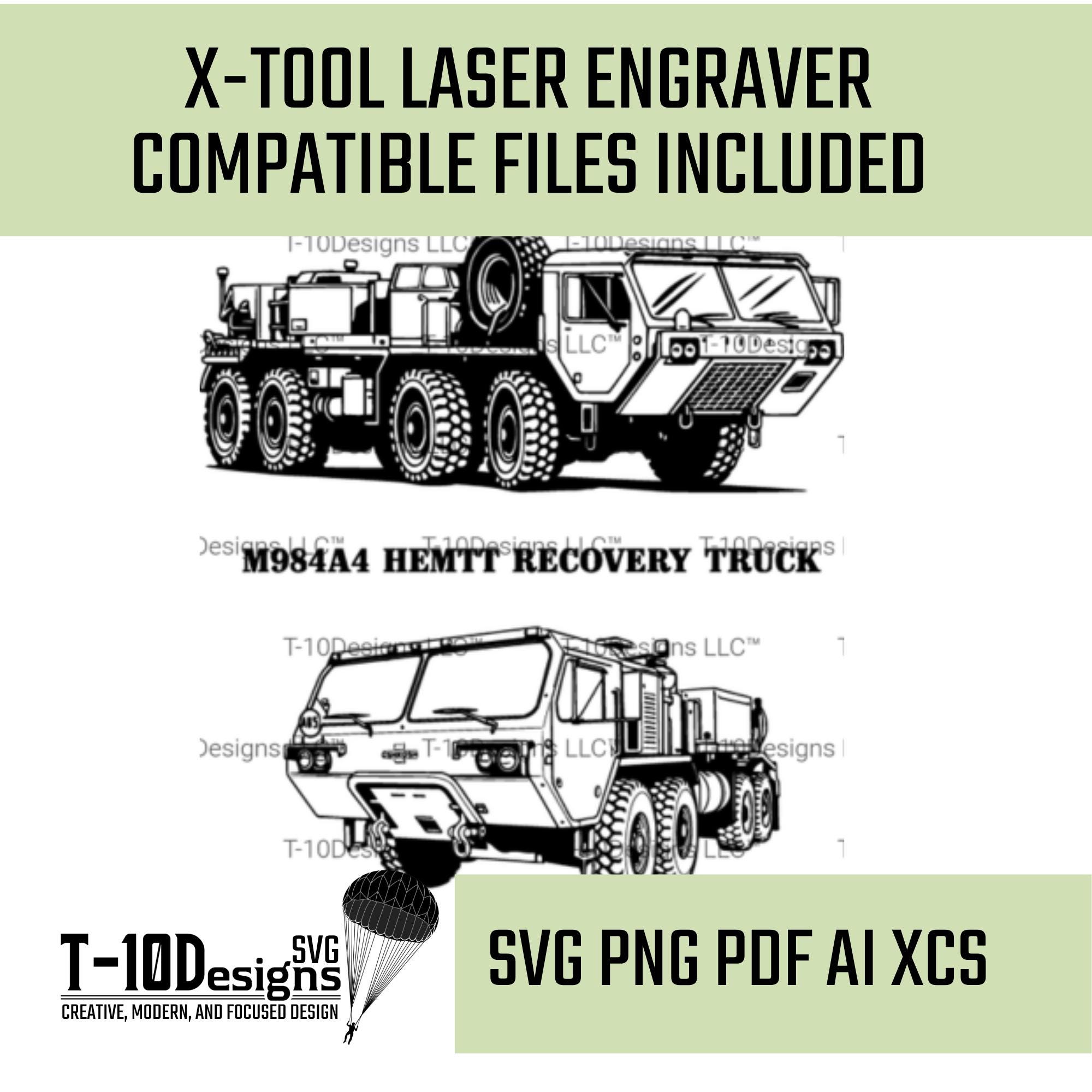 M984A4 HEMTT Wrecker – Military Vehicle Digital File (svg, Png, Ai, Xcs ...