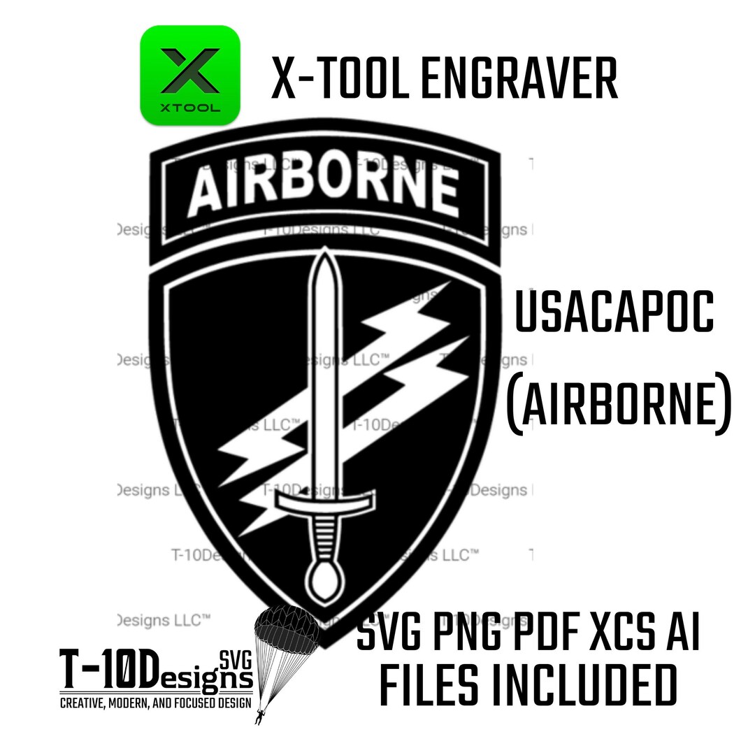 USACAPOC Patch – Military Insignia Digital File (svg, Png, Ai, Xcs, Pdf ...