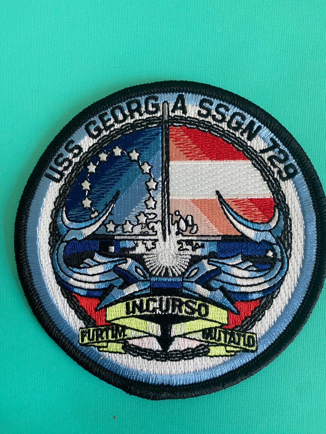 US Navy USS Georgia SSGN -729 - Boat Patch / Logo / Ships Crest ...