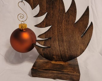 Wooden Tree Ornament Display Stand - Etsy