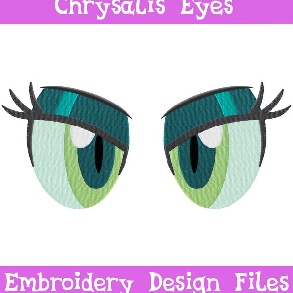 Mlp Embroidery Files Eyes Etsy