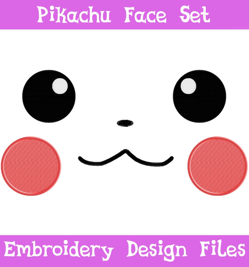 Pikachu Face Svg, Cute Pikachu Svg, Pikachu Pokemon Svg | soldamaq.com.py