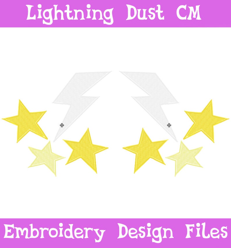 PES FILES: Lightning Dust Cutie Mark Embroidery Machine - Etsy