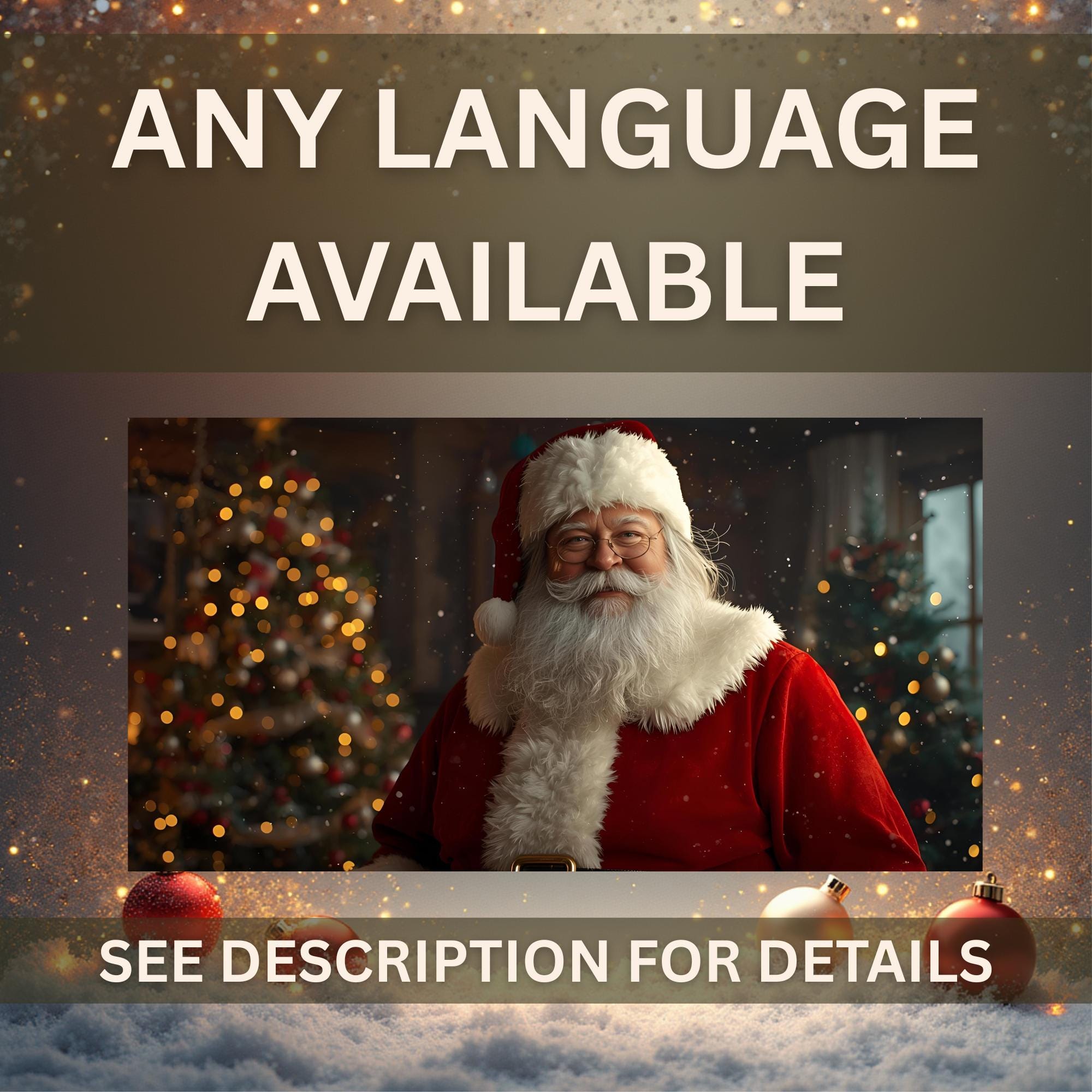 Personalized Holiday Greeting | Digital Christmas Card | Custom Video ...