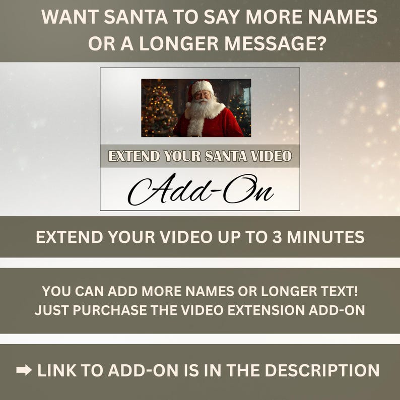 Personalized Santa Video Message | Unique Holiday Surprise | Custom HD ...