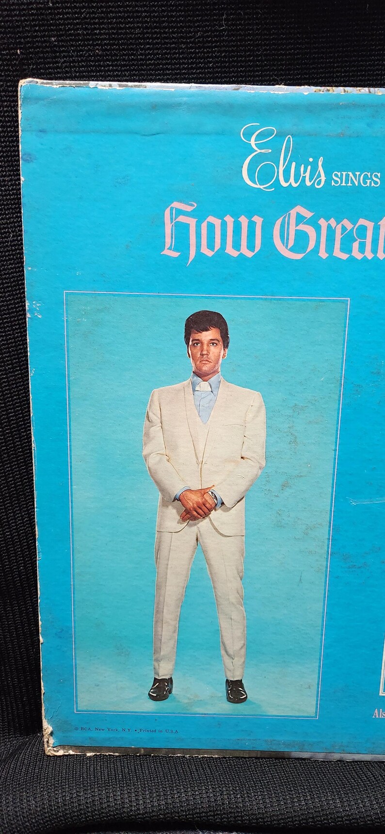 ELVIS PRESLEY VINYL Record Album W/ Cover - Etsy