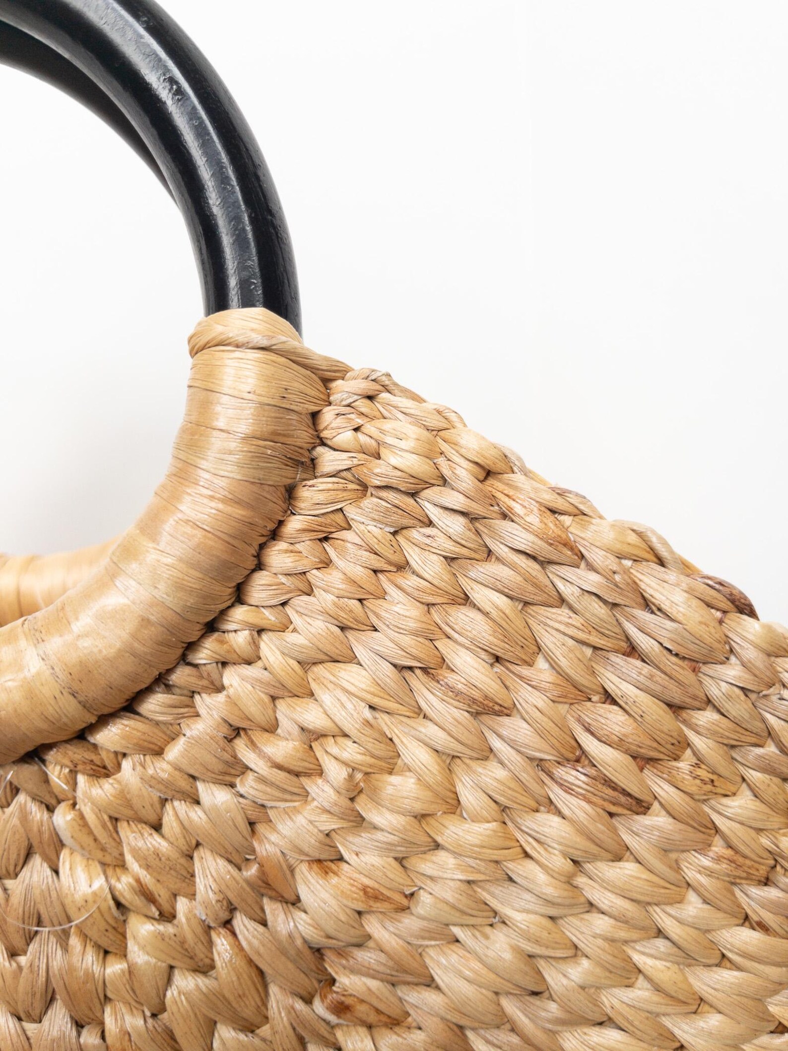 Woven Water Grass Wicker Top Handle Bag: Handmade Boho Purse - Etsy