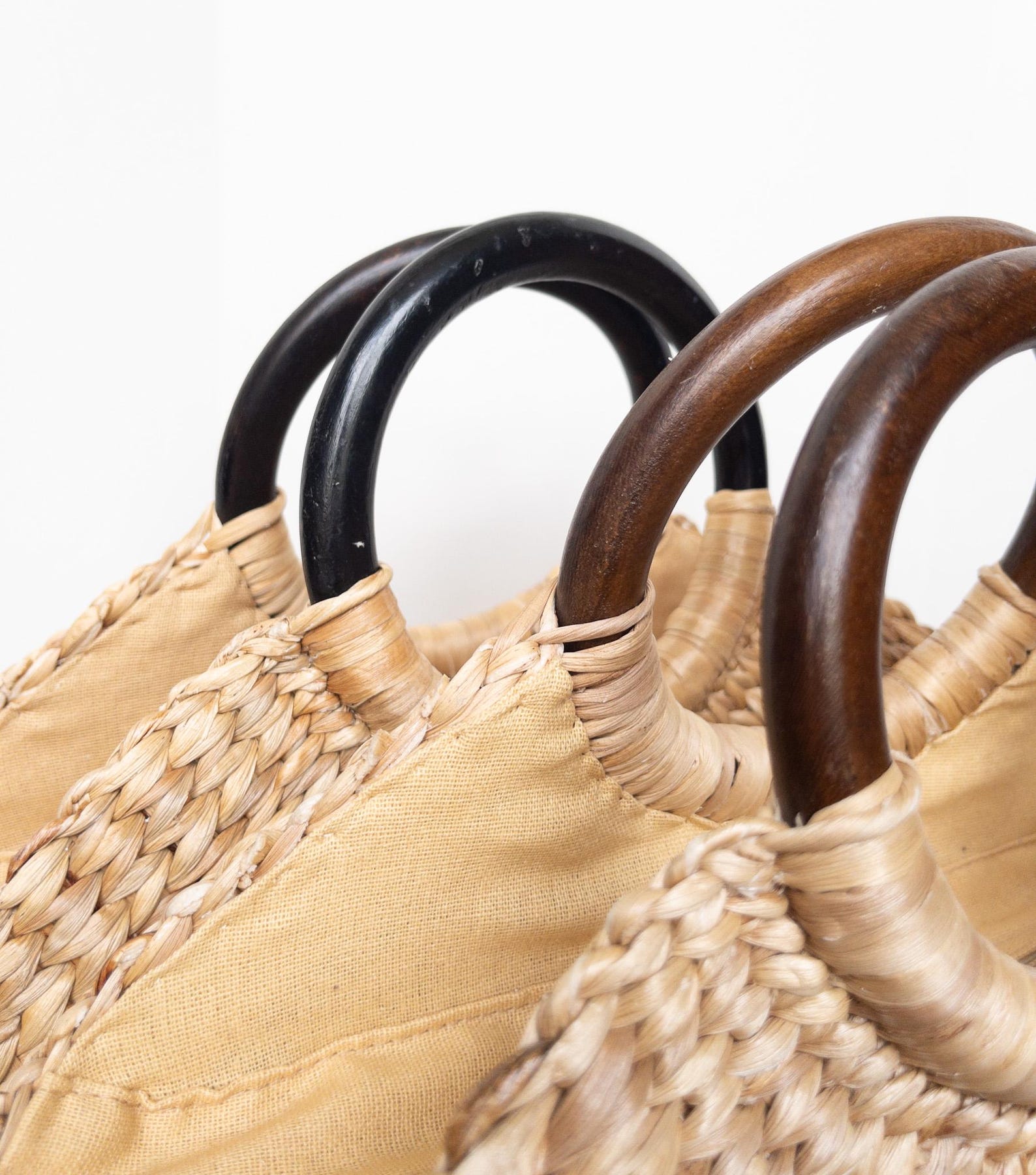 Woven Water Grass Wicker Top Handle Bag: Handmade Boho Purse - Etsy
