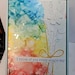 Handmade Alcohol Ink Cards: Set of 3, Gold Foil Flowers - Etsy