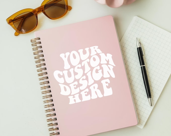 Custom Logo Notebook: Soft Cover Spiral Journal - Etsy